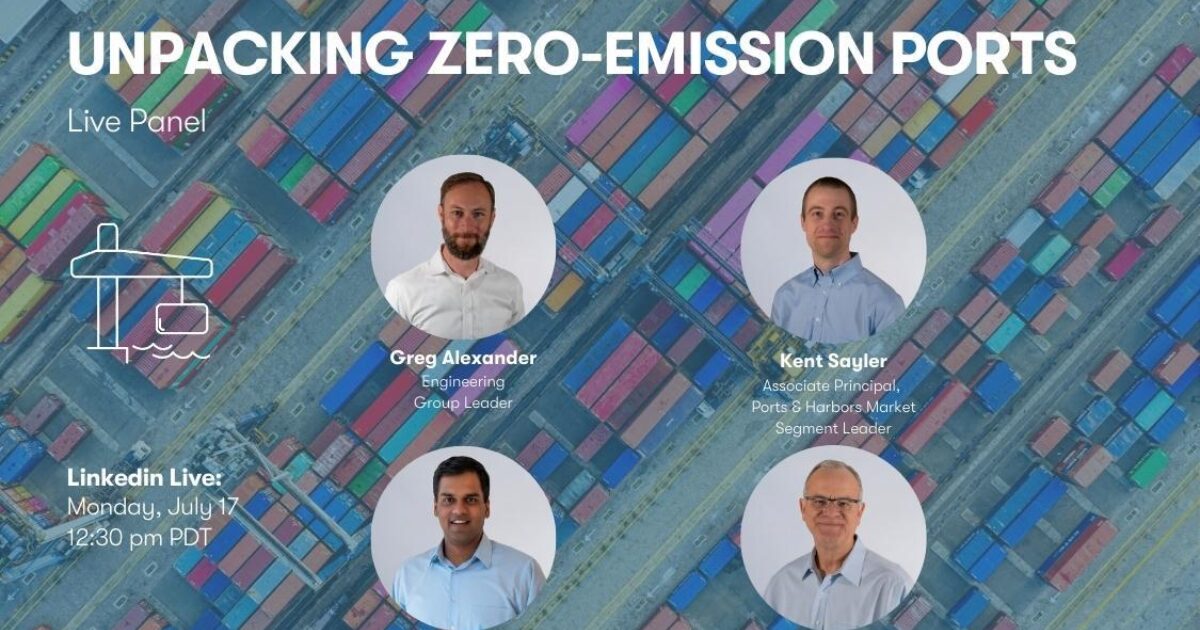 Live Panel: Unpacking Zero-Emission Ports | P2S